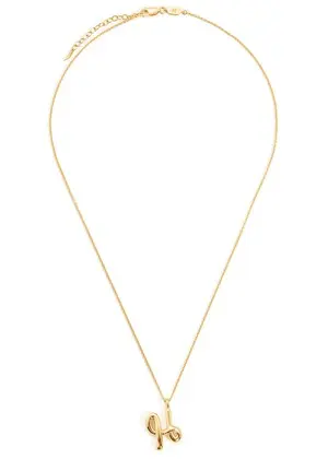 MISSOMA H Initial 18kt -plated Necklace - Gold