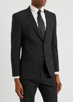 BOSS Slim Stretch-wool Blazer