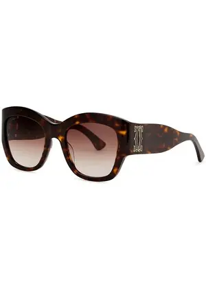 Cartier Signature C De Sunglasses - Dark Brown