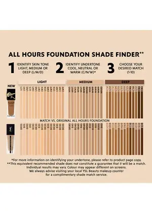 Saint Laurent All Hours Luminous Matte Foundation Spf39 - Mn9