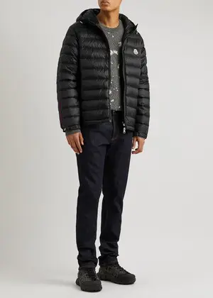 Moncler Agout Quilted Shell Jacket - Black