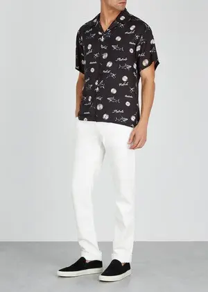 Paige Lennox Slim-leg Jeans - White