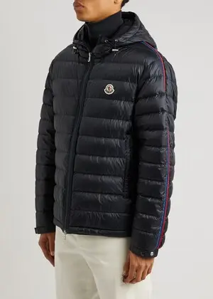 Moncler Agout Quilted Shell Jacket - Navy
