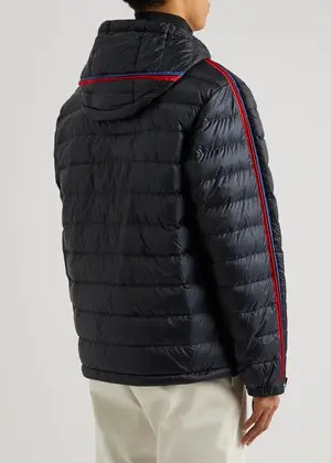 Moncler Agout Quilted Shell Jacket - Navy