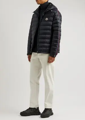 Moncler Agout Quilted Shell Jacket - Navy