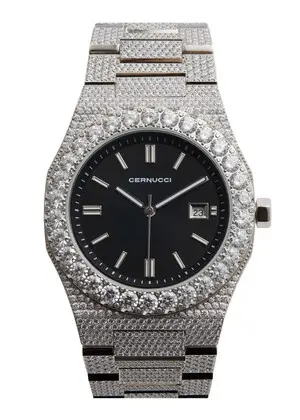 CERNUCCI Iced Crystal-embellished Watch