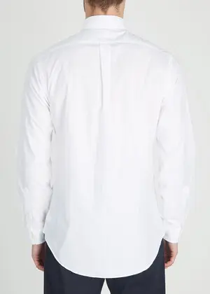 Polo Ralph Lauren Custom Cotton-poplin Shirt - White