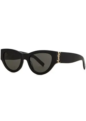 Saint Laurent Cat-eye Sunglasses - Black