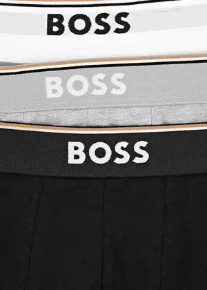 BOSS Stretch-cotton Boxer Trunks - Multicoloured