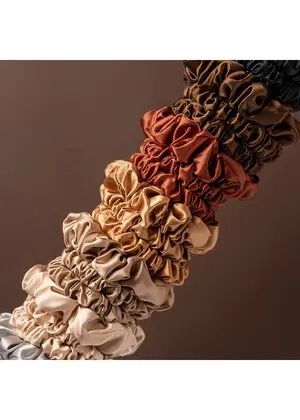 Slip Silk Scrunchies - Light Brown