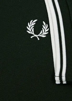 Fred Perry M3600 Piqué Cotton Polo Shirt - Dark Green