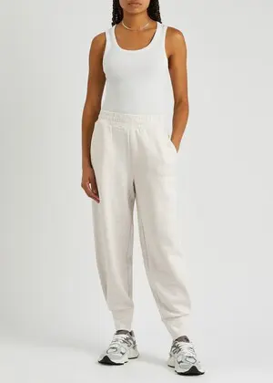 Varley The Relaxed Pant Stretch-jersey Sweatpants - Ivory