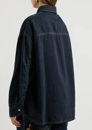 DARKPARK Keanu Ruched Denim Shirt