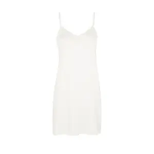 Hanro Satin Deluxe Slip Dress - Off White