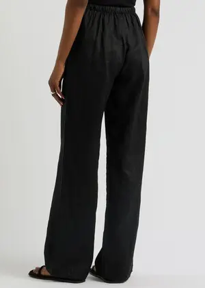 AEXAE Straight-leg Linen Trousers