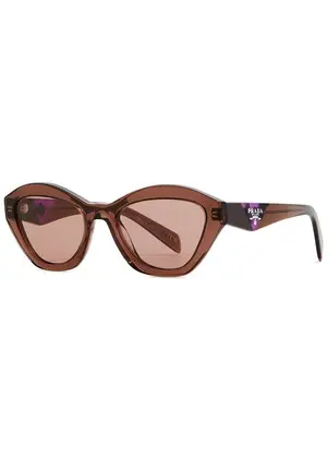 Prada Cat-eye Sunglasses - Brown Light