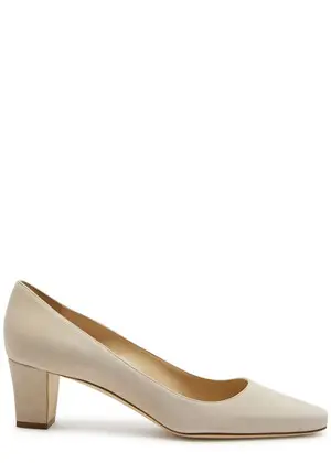 Manolo Blahnik Okkatopla 50 Suede Pumps