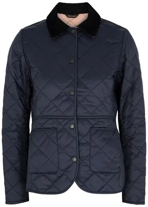Barbour Deveron Quilted Jacket - Navy