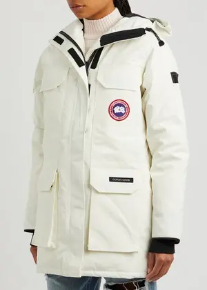 Canada Goose Expedition Hooded Arctic-tech Parka - White