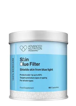 ADVANCED NUTRITION PROGRAMME Skin Filter, Supplements, Floral - Blue