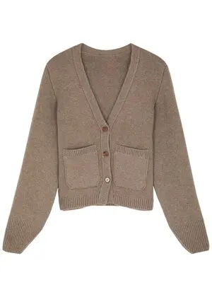 Khaite Scarlet Cashmere Cardigan