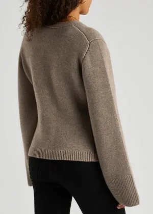 Khaite Scarlet Cashmere Cardigan