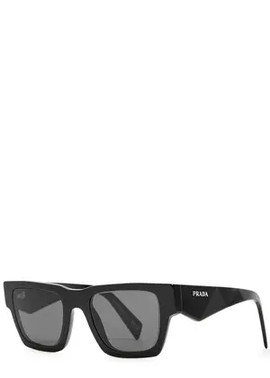 Prada Square-frame Sunglasses - Black