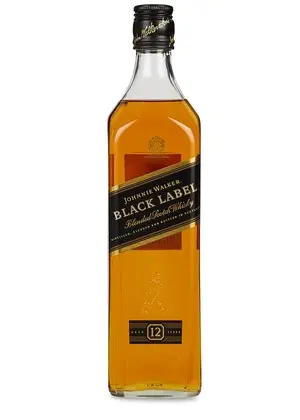 JOHNNIE WALKER WHISKY Black Label Scotch Whisky, Whisky, 12 Year Old - N/a