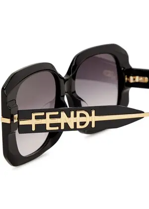 Fendi Graphy Square-frame Sunglasses
