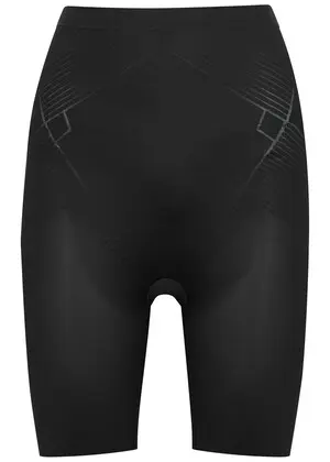 Spanx Thinstincts 2.0 High-waist Mid-thigh Shorts - Black