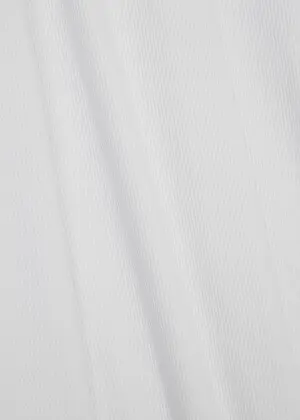 Vince Ribbed Stretch-jersey Top - White
