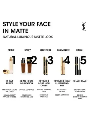 Saint Laurent All Hours Luminous Matte Foundation Spf39