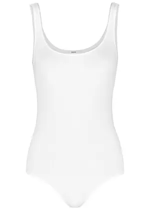 Wolford Jamaika Cotton-blend Bodysuit - White
