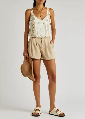 Free People Billie Stretch-denim Shorts