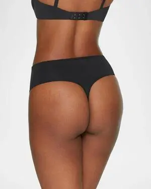 THIRDLOVE 24/7 Classic High-waist Thong - Black