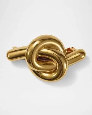 LELET NY Lelet NY Glossy Knot Barrette - Gold
