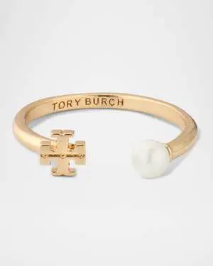 Tory Burch Kira Pearly Ring - Tory Gold  Ivory