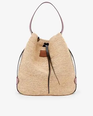 Isabel Marant Bayia Bucket Bag - Natural/cognac