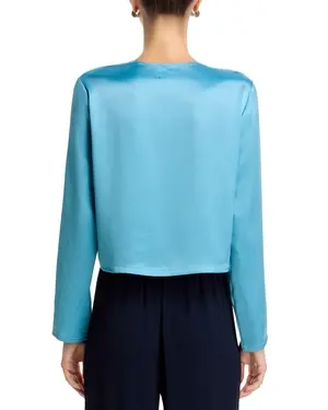 LESET Crewneck Cardigan - Skye