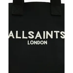 ALLSAINTS Izzy Logo-jacquard Tote - Black