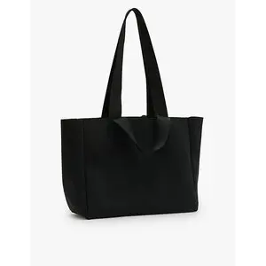 ALLSAINTS Izzy Logo-jacquard Tote - Black