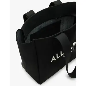 ALLSAINTS Izzy Logo-jacquard Tote - Black