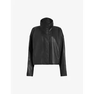 Relaxed Fit Leather Jacket