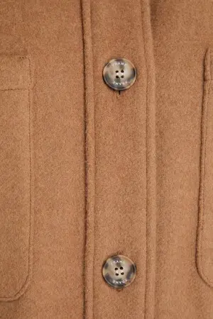 FRAME Embroidered Felt Jacket