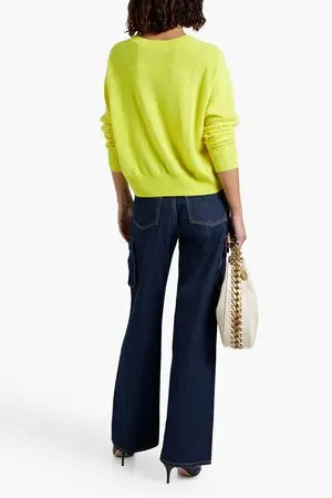 SLVRLAKE Grace High-rise Wide-leg Cargo Jeans