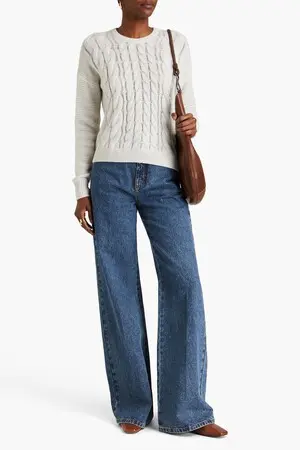 Autumn Cashmere Cable-knit Sweater