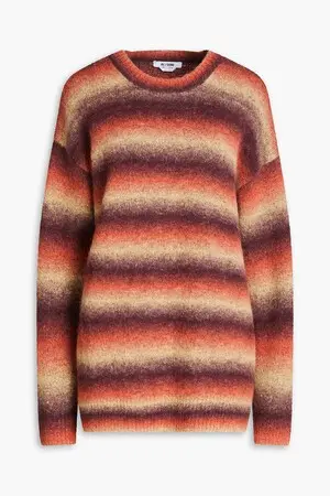 RE/DONE Striped Wool-blend Sweater