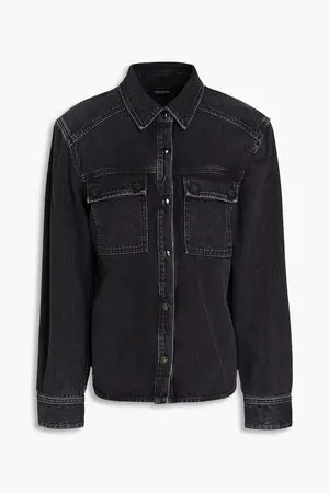 Women's Black Denim Shirts