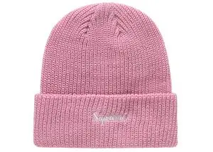 Supreme Loose Gauge Beanie Pink