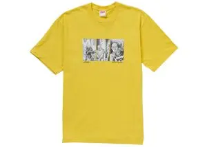 Supreme Mister Cartoon Pow Tee Shirt - Yellow